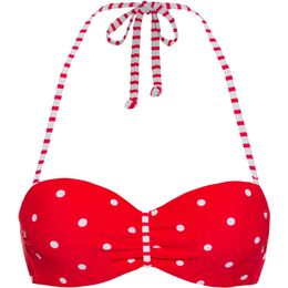 s.Oliver Bikini Top 'Audrey' female size 75 Fire red / White