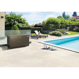 BioHort Gartenbox 'FreizeitBox 130' Stahl bronzefarben 134 x 71 x 62 cm