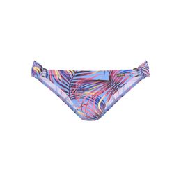 Lascana Bikinihose 'Breese' Damen Gr&ouml;&szlig;e L himmelblau / hellgelb / aubergine / hellpink