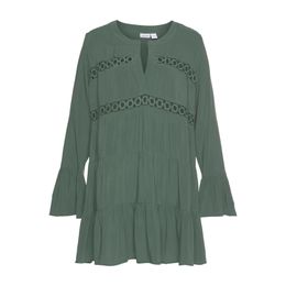 Lascana Kleid 'Lola' Damen Gr&ouml;&szlig;e 44/46 dunkelgr&uuml;n Sommerkleid