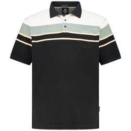 Herren Gro&szlig;e Gr&ouml;&szlig;en | Hajo Poloshirt aus merzerisierter Baumwolle Farbe schwarz Gr&ouml;&szlig;e: 4XL