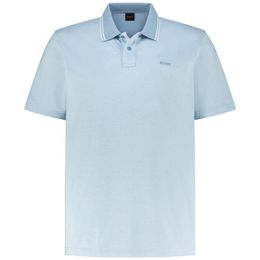 Herren Gro&szlig;e Gr&ouml;&szlig;en | BOSS Poloshirt mit Kontrastdetails Farbe hellblau Gr&ouml;&szlig;e: 6XL