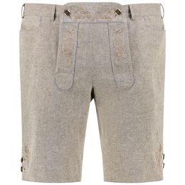 Herren Gro&szlig;e Gr&ouml;&szlig;en | Weis Trachtenhose "Sepp C" mit Leinen, leicht Farbe beige Gr&ouml;&szlig;e: 60