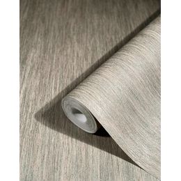 Vliestapete marburg, grau (grau, beige), B:0,7m L:10,05m, Vlies, Tapeten, moderne Tapete f&uuml;r Wohnzimmer Schlafzimmer K&uuml;che