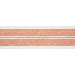 G&ouml;zze Tischl&auml;ufer G&Ouml;ZZE "Java" Gr. 1, orange (apricot, wei&szlig;), B:135cm L:40cm, Polyacryl, Polypropylen, Tischdecken