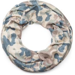 Loop styleBREAKER "Destroyed Loop mit Camouflage Muster", Damen, braun (braun, beige, gr&uuml;n, blau), Obermaterial: 50% Viskose CV. 50% Polyester PES., Modisch, Modet&uuml;cher Loop