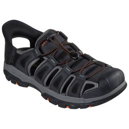 Outdoorsandale Skechers "TRESMEN-NORVICK", Damen, Gr. 40, schwarz, Lederimitat, Textil, Schuhe Outdoorsandale, Trekking Sandale mit Slip-ins Funktion