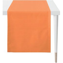 Tischdecke Apelt "3800", orange, B:140cm L:48cm, Baumwolle, Polyester, Tischdecken, Tischdecke, Outdoorstoff