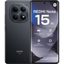 Xiaomi Smartphone "Redmi Note 15 5G 6+128", Energieeffizienz: B (A-G), schwarz, 128 GB, Mobiltelefone