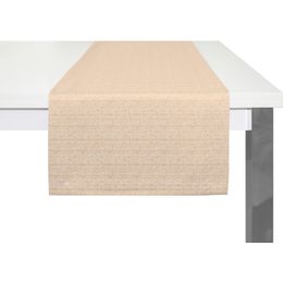 Tischl&auml;ufer WIRTH "Berwick" Gr. 1, orange (terra), B:150cm L:40cm, Baumwolle, Polyester, Tischdecken