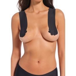 Klebe-BH MAGIC BODYFASHION "Clebrities Breast Tape", Damen, Gr. N-Gr, schwarz, Obermaterial: 92% Polyester, 8% Elasthan, BHs Klebe-BH