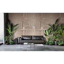 Fototapete marburg "Estelle", beige, B:1,59m L:2,7m, Vlies, Tapeten, moderne Tapete f&uuml;r Wohnzimmer Schlafzimmer K&uuml;che