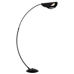 Globo LIGHTING Stehlampe "ROBLES", schwarz matt, 1, H: 182cm, 1 Stk., Leuchten, LED Stehleuchte f&uuml;r Wohnzimmer dimmbar schwarz, Stehlampe