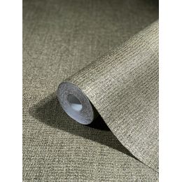 Vliestapete marburg, beige (beige, braun), B:0,7m L:10,05m, Vlies, Tapeten, moderne Tapete f&uuml;r Wohnzimmer Schlafzimmer K&uuml;che