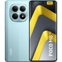 Xiaomi Smartphone "POCO M8 5G", Energieeffizienz: B (A-G), grun, 256 GB, Mobiltelefone