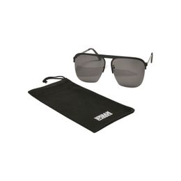 Sonnenbrille Urban Classics "Urban Classics Unisex Sunglasses Carolina", Damen, schwarz, schwarz, Sonnenbrillen Sonnenbrille
