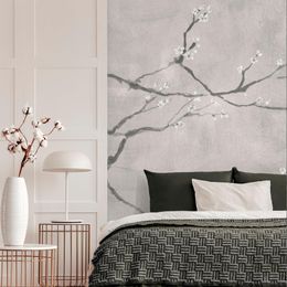 Fototapete Art for the home "Chinese Blossom", beige, B:3m L:2,8m, Vlies, Tapeten, Design Tapeten