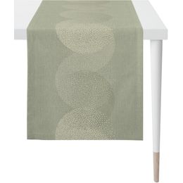 Tischl&auml;ufer Apelt "5234 LOFT STYLE, Jacquard", grau (grau, beige), B:46cm L:140cm, Polyester, Viskose, Tischdecken