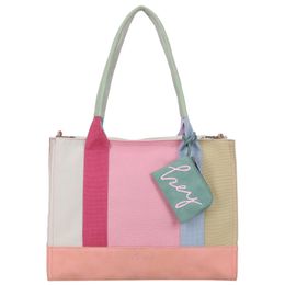 Henkeltasche Fritzi aus Preussen "Tote Shopper Limited Multi", Herren, Gr. B/H/T: 14cm x 29,5cm x 40cm, bunt, Baumwolle, mehrfarbig, Taschen, im tollen Farbmix