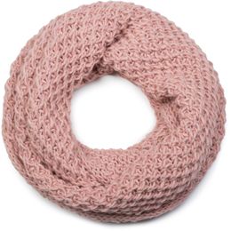 Strickschal styleBREAKER "Grobstrick Loop Schal", Damen, rosa (altrose), Obermaterial: 10% Viskose CV. 80% Polyacryl PAN. 10% Wolle WO., Modisch, Modet&uuml;cher