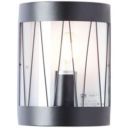 Brilliant Au&szlig;en-Wandleuchte "Reed", schwarz (schwarz matt), 1, H: 23,6cm, 1 Stk., Leuchten, Au&szlig;enwandlampe schwarz matt