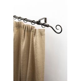 Gardinenstange Garesa "Roma", gold (schwarz, goldfarben), L:220cm, Gardinenstangen