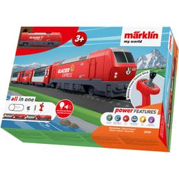 M&auml;rklin Spielzeugeisenbahn-Set M&Auml;RKLIN "M&auml;rklin my world - Startpackung Glacier Express - 29348", rot, Modelleisenbahnen, Kinder, Kunststoff, Metall