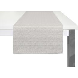 Tischl&auml;ufer WIRTH "Berwick" Gr. 1, braun, B:150cm L:40cm, Baumwolle, Polyester, Tischdecken