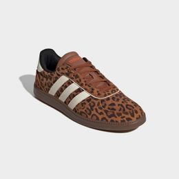 Sneaker adidas Sportswear "BREAKNET SLEEK", Herren, Gr. 38,5, dusky bronze, cream wei&szlig;, gum5, Leder, Synthetik, Schuhe Sneaker, mit Animal Print