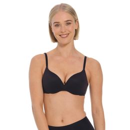 Push-up-BH MAGIC BODYFASHION, Damen, Gr. 75, Cup B, schwarz, Microtouch, Obermaterial: 80% Polyamid, 20% Elasthan, BHs Push-up-BH