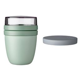 Lunchbox Mepal "Lunchpot Switch Ellipse 500 ml (+ 200 ml)", gr&uuml;n (nordic sage), Lebensmittelaufbewahrungsbeh&auml;lter, Lunchbox