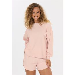 Sweatshirt NOU "Vacay", Damen, Gr. 36, goldfarben, 50% Baumwolle, 48% Polyester, 2% Elasthan, unifarben, normal, Rundhals, Sweatshirts Sweatshirt, relaxed fit