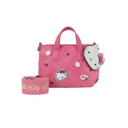 Schultertasche Fritzi aus Preussen "Big Baby Appletree", Damen, Gr. B/H/T: 11cm x 16,5cm x 20cm, pink, Kunstfaser, bedruckt, Taschen Schultertasche, mit tollem Hello Kitty-Motiv