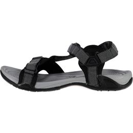 Outdoorsandale CMP "Hamal M", Herren, Gr. 42, schwarz, Textil, Schuhe Outdoorsandale Sandale, mit Klettverschluss