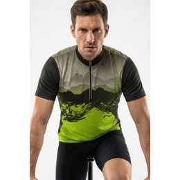 Radtrikot CMP, Herren, Gr. 50, pine, mela, sa, Obermaterial: 100% Polyester. Futter: 98% Polyester, 2% Elasthan, Trikots, f&uuml;r Radsport, sportlicher Stil, f&uuml;r Erwachsene