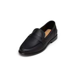 Marc O'Polo Loafer MARC O'POLO "aus nat&uuml;rlichem Ziegenleder", Damen, Gr. 41, schwarz, Obermaterial: 100% Leder (Rind), unifarben, Schuhe Loafer