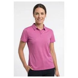Sch&ouml;ffel Poloshirt SCH&Ouml;FFEL "CIRC Polo Shirt Tauron L", Damen, Gr. 38, fuchsia, Obermaterial: 100% Polyester, normal, Shirts, sportliche Passform, kurze &Auml;rmell&auml;nge, schnelltrocknend