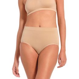 Slip MAGIC BODYFASHION, Damen, Gr. M, cappuccino, Single Jersey, Obermaterial: 92% Polyamid, 8% Elasthan, k&ouml;rpernah, Unterhosen Slip, weicher, leichter und bequemer Formslip