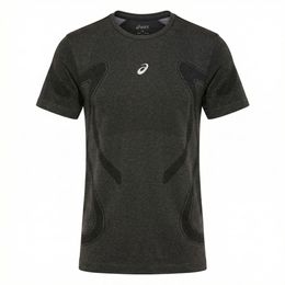 asics Road Seamless SS Top Bekleidung Herren schwarz