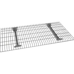 eurokraft pro Drahtgitterboden, verzinkt, f&uuml;r Sprinkler inkl. Traversen, BxT 1300 x 500 mm