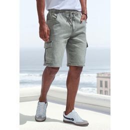 John Devin Herren Shorts, khaki-denim, Gr&ouml;&szlig;e L (52/54)