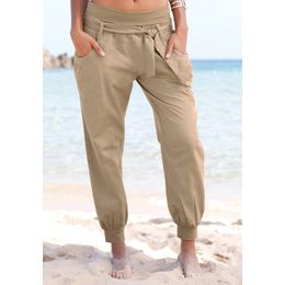 Buffalo Damen Strandhose, taupe, Gr&ouml;&szlig;e 44
