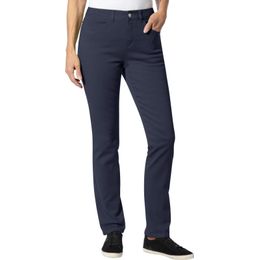 Damen R&ouml;hrenjeans in Twill-Qualit&auml;t marine, Gr&ouml;&szlig;e 42