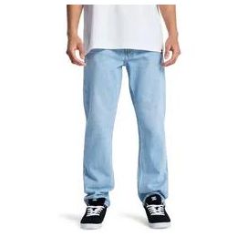 Straight-Jeans DC Shoes "Straight", Herren, Gr. 30(S) / L&auml;nge 32(M), L&auml;nge 34, indigo light, Obermaterial: 75% Walkfrottier, 25% Walkfrottier;, Jeans Straight-Jeans