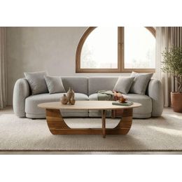 Couchtisch Sheesham 120x60x35 natur sandgestrahlt lackiert ORGANIC COLLECTION #26