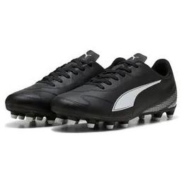 Fu&szlig;ballschuh Puma "VITORIA II FG/AG", Herren, Gr. 41, schwarz-wei&szlig; (Puma schwarz, Puma wei&szlig;), Synthetik, Schuhe Fu&szlig;ballschuh, f&uuml;r Rasen- und Kunstrasenpl&auml;tze, mit Schn&uuml;rung, aus Synthetik
