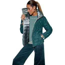 CR&Eacute;ATION L Damen Daunenjacke zum Wenden petrol Gr&ouml;&szlig;e 36