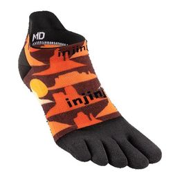 injinji Run Lightweight No-Show Artist Designed Bekleidung Herren bunt S
