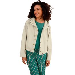 CR&Eacute;ATION L Damen Jacke mit Kapuze sand Gr&ouml;&szlig;e 38