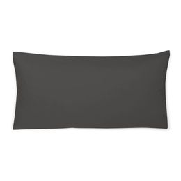 Kissenbezug Irisette "Paris 8000", grau (grafit), B:40cm L:80cm, Mako-Satin, Obermaterial: 100% Baumwolle, Kissenbez&uuml;ge, Kissenbezug, Hochwertiger Premium Kissenbezug